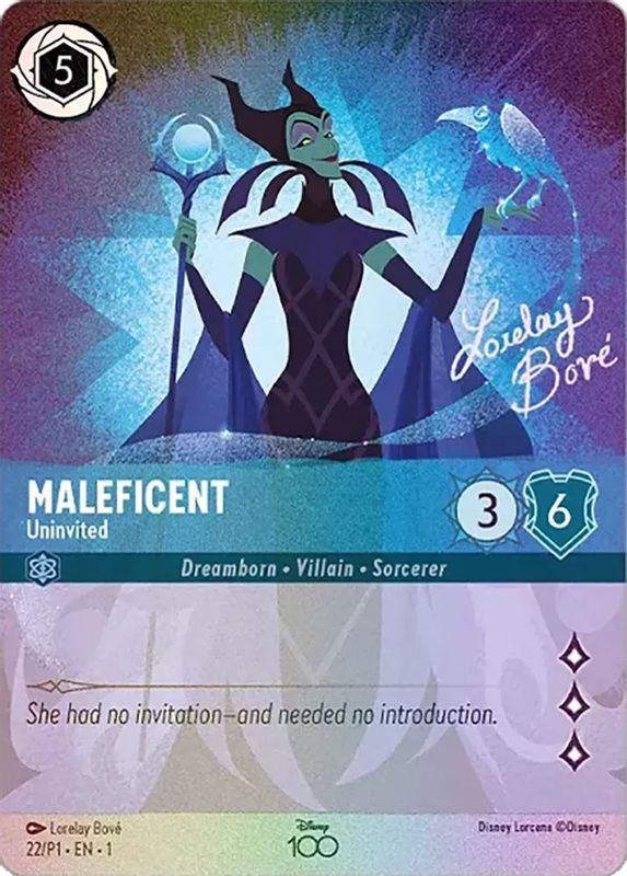 Maleficent - Uninvited (Alternate Art) - 22 - Promo – La Pieuvre Barbue